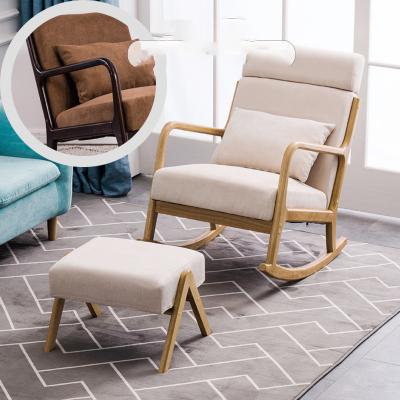 China Customized Color Modern Rocking Chair for Bathroom Sitting Living Room Relax Sofa Chair for sale