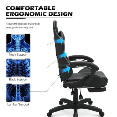 Cina Sedile da gioco per computer a colori personalizzato con funzione di rotazione 360 / regolazione dell'altezza / recliner in vendita