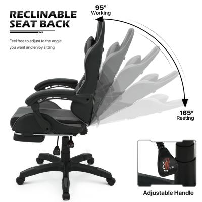 Cina Sedile da gioco per computer a colori personalizzato con funzione di rotazione 360 / regolazione dell'altezza / recliner in vendita