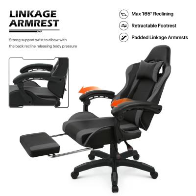 Cina Sedile da gioco per computer a colori personalizzato con funzione di rotazione 360 / regolazione dell'altezza / recliner in vendita