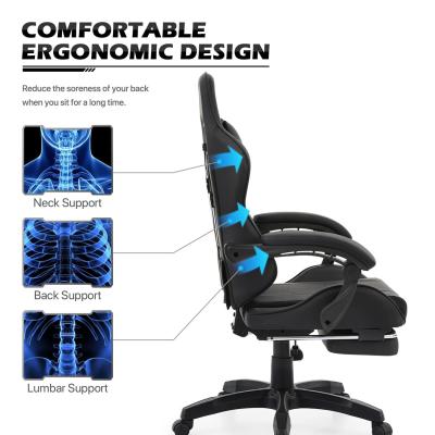Cina Imballaggio postale Moderno stile di design Sedile regolabile per giocatori con poggiatesta e lombare in vendita