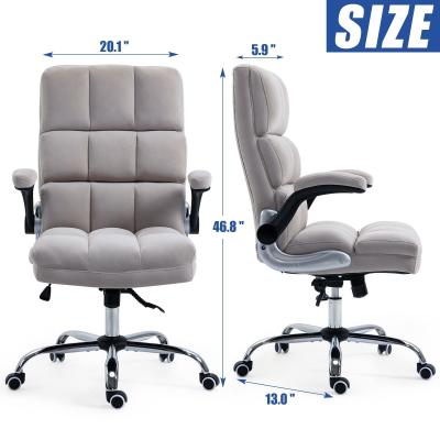 Cina Home Office Computer Desk Chair con ruote a schiena media regolabile tipo di metallo girevole in vendita