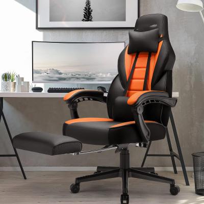 China ALINUNU Racing Style Gaming Chair Office Computer Chair Gaming with Footrest and Headrest for sale