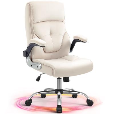 China Customized Color Swivel Chair Linen Fabric Home Office Desk Chairs for Your Requirements for sale