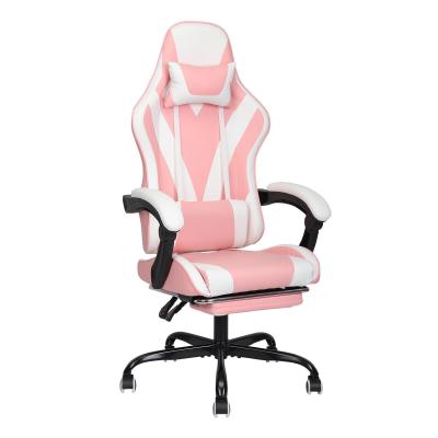 Cina Sedia da gioco ergonomica da corsa con poggiapiedi e tipo metallo in alluminio in vendita