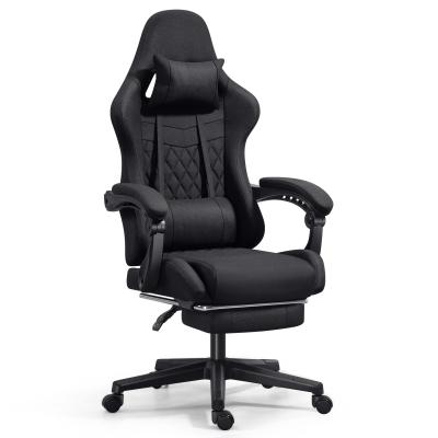 China Ergonomic Adjustable Desk Computer Gaming Chair with Footrest Massage Customized Color for sale