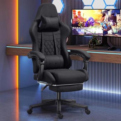 China Ergonomic Adjustable Desk Computer Gaming Chair with Footrest Massage Customized Color for sale