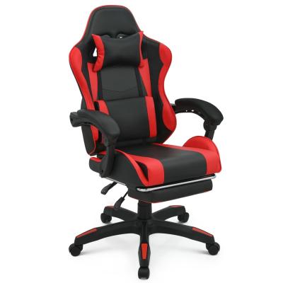 Cina Moderno design tessuto supporto lombare ergonomico sedia da corsa per computer con poggiapiedi in vendita