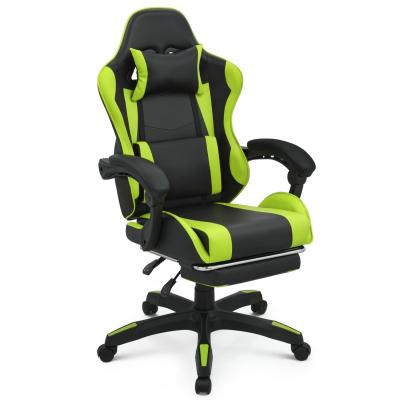Cina Supporto lombare in ferro Sedile da corsa per computer ergonomica con altezza e poggiapiedi regolabili in vendita