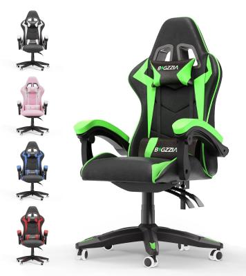 Cina Vendere direttamente sedie da gioco da corsa in ferro di design moderno con poggiatesta e supporto lombare in vendita