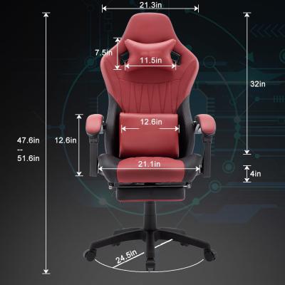 Cina Sedia girevole ALINUNU Sedia ergonomica per computer per giochi con poggiatesta e supporto lombare in vendita