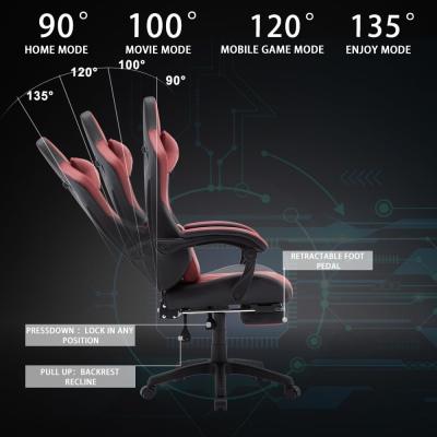 Cina Sedia girevole ALINUNU Sedia ergonomica per computer per giochi con poggiatesta e supporto lombare in vendita