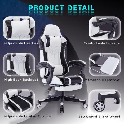 Cina Sedile da gioco ergonomico per computer da corsa per adulti, altezza regolabile e design girevole in vendita