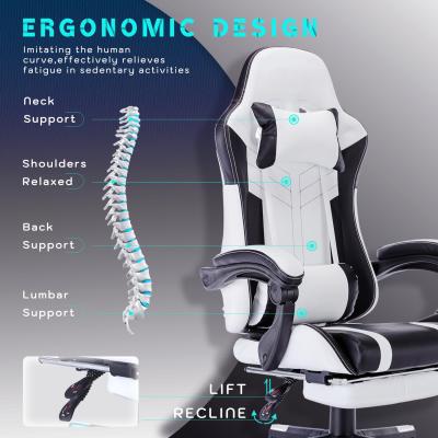 Cina Sedile da gioco ergonomico per computer da corsa per adulti, altezza regolabile e design girevole in vendita