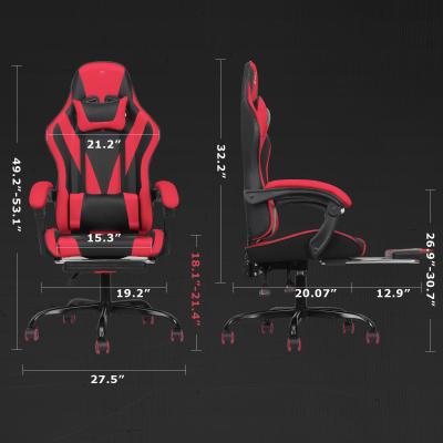 Cina ALINUNU Direct High Back Gaming Chair con poggiapiedi in colore personalizzato e in alluminio in vendita