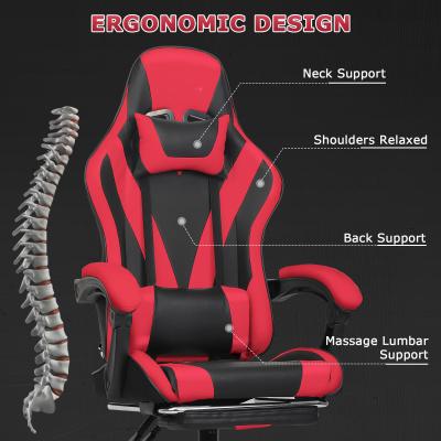 Cina ALINUNU Direct High Back Gaming Chair con poggiapiedi in colore personalizzato e in alluminio in vendita