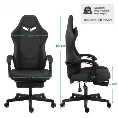 Cina ALINUNU Sedile da gioco per computer ergonomica con poggiapiedi in vendita