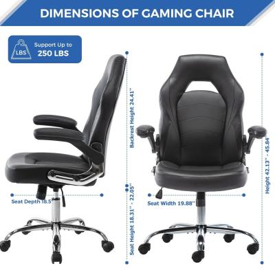 Cina La sedia da gioco ergonomica di ALINUNU con supporto lombare 360 giri e regolazione in altezza in vendita