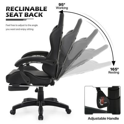 Cina ALINUNU Moderna stoffa supporto lombare ergonomico Computer sedia da corsa con poggiapiedi in vendita