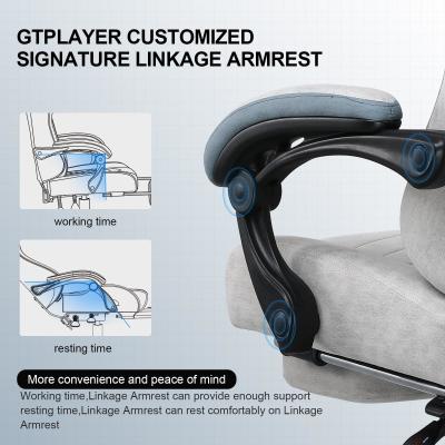 Cina Sedile da gioco da corsa a colori personalizzato con funzione di rotazione 360 / regolazione dell'altezza / recliner in vendita