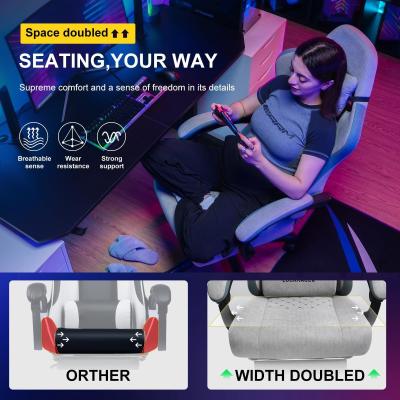 Cina Sedile da gioco da corsa a colori personalizzato con funzione di rotazione 360 / regolazione dell'altezza / recliner in vendita