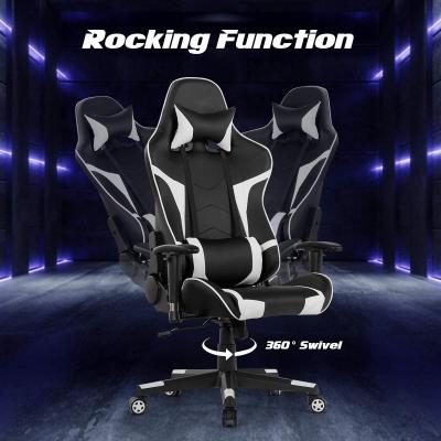 Cina 360 giratori/ regolazione altezza/ funzione recliner stile moderno di design sedie da gioco per ufficio in vendita