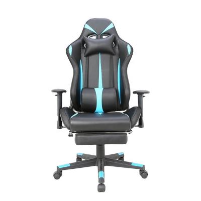 中国 黒と青 本物の真皮 ロッカーゲームチェア オフィス家具 販売のため