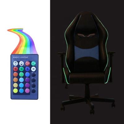 Cina Migliora la tua configurazione di gioco con una sedia in stile Executive e un poggiapiedi in pelle sintetica in vendita