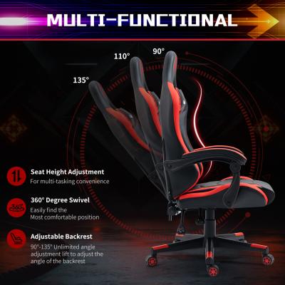 China ALINUNU PC Gamer Chair Ergonomische PU Lederswivel Gaming Chair met 3 100mm Gas Lift Te koop