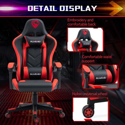 China ALINUNU PC Gamer Chair Ergonomische PU Lederswivel Gaming Chair met 3 100mm Gas Lift Te koop
