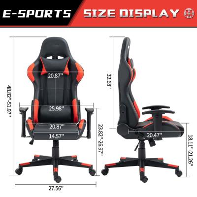China ALINUNU Racing Game Chair Hoogteverstelbare draaibare kantoor PC Computer Gaming Chair Te koop