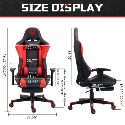 Cina Porta il tuo gioco al livello successivo con ALINUNU High Back Gaming Chair e Footrest in vendita