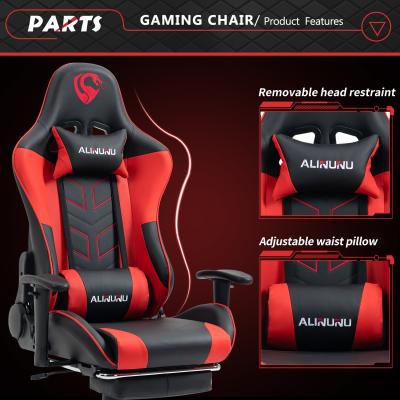 Cina Porta il tuo gioco al livello successivo con ALINUNU High Back Gaming Chair e Footrest in vendita