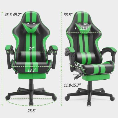 中国 ALINUNU エルゴノミクスレーススタイル PCゲーム コンピュータチェア 頭部支架と腰部支架 販売のため
