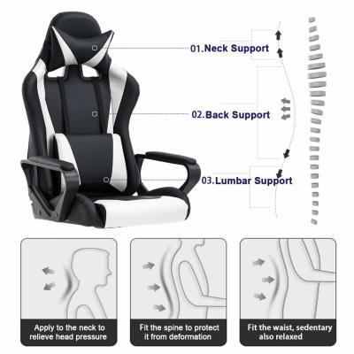 China Achter Computer Racing Chair voor vrouwen Mannen 31 pond Item Gewicht Nylon Frame Materiaal Te koop