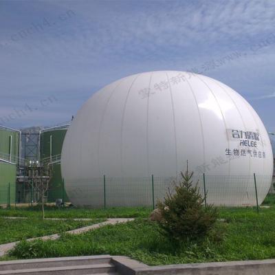 China Customized Industrial Dual Membrane Gas Balloon Ground Mounted for sale