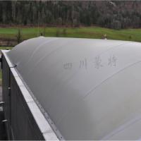 China Rectangular Double Membrane Gas Holder with 20 mBar Pressure Capacity and UV Resistance for Lagoon Applications for sale
