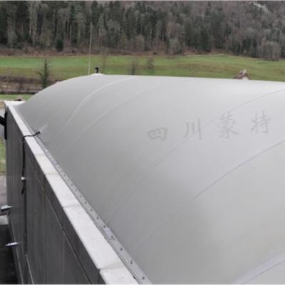 China Rectangular Double Membrane Biogas Storage Tanks Holder Air Supported Structure for sale