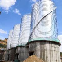 China Easy Installation Reinforcement Spiral Silo For Cement Storage Projects for sale