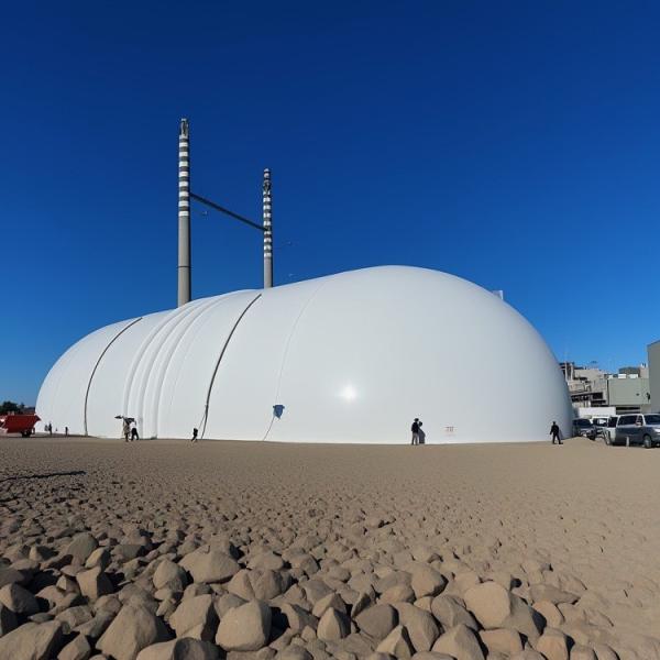 Quality Rectangular Double Membrane Biogas Storage Tanks Used As Lagoon Cover for sale