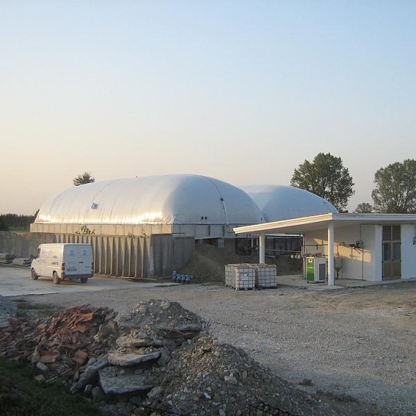Quality Rectangular Double Membrane Biogas Storage Tanks Used As Lagoon Cover for sale