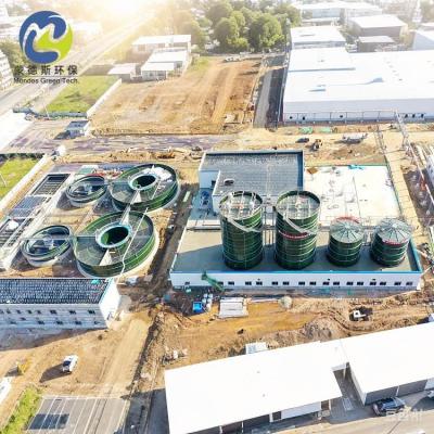 Cina Serbatoi di acciaio avvolto con vetro rivestito di vetro spessore 3 mm~18 mm per lo stoccaggio delle acque reflue industriali in vendita