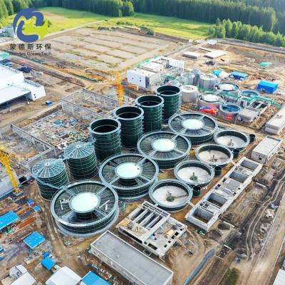 Cina Serbatoi di acciaio avvolto con vetro rivestito di vetro spessore 3 mm~18 mm per lo stoccaggio delle acque reflue industriali in vendita