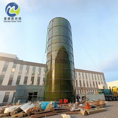 Cina Bicchieri di vetro GFS verde scuro e blu scuro fusi con acciaio per lo stoccaggio di prodotti chimici industriali in vendita