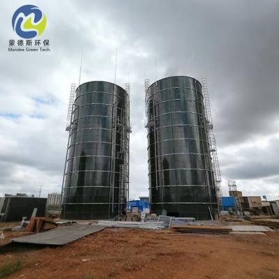 Cina Bicchieri di vetro GFS verde scuro e blu scuro fusi con acciaio per lo stoccaggio di prodotti chimici industriali in vendita