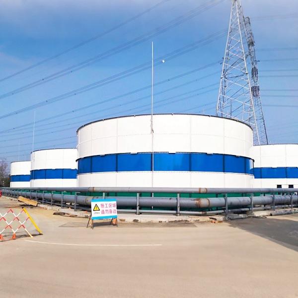 Quality 3000m3 Glass Fused Bolted Steel Tanks Palm Oil Storage Tank Robust Design for sale