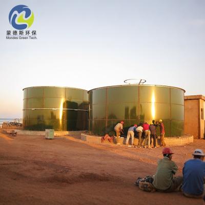 Cina Serbatoi di stoccaggio in acciaio a bullone di colore blu resistenti alla ruggine per il test delle vacanze 1100v in vendita