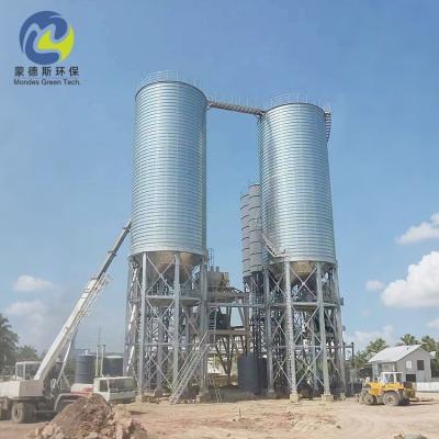 Cina Immagazzinamento di cemento in acciaio a spirale Silo 10-10000 tonnellate Capacità di installazione a terra in vendita