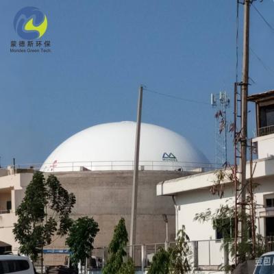 China Double Layer Biogas Balloon Spherical Design For Landfill Gas Storage for sale
