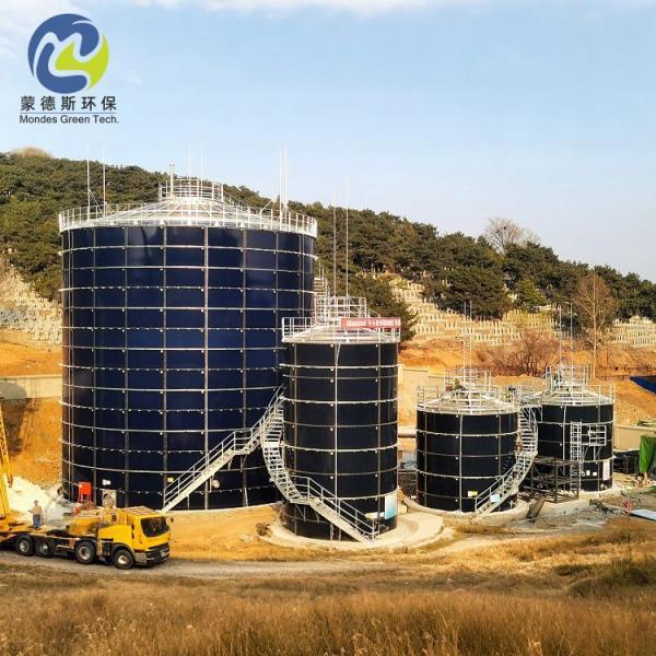 Quality Self-locking Bolted Glass Fused To Steel Tank  In Chemical And Water Storage for sale